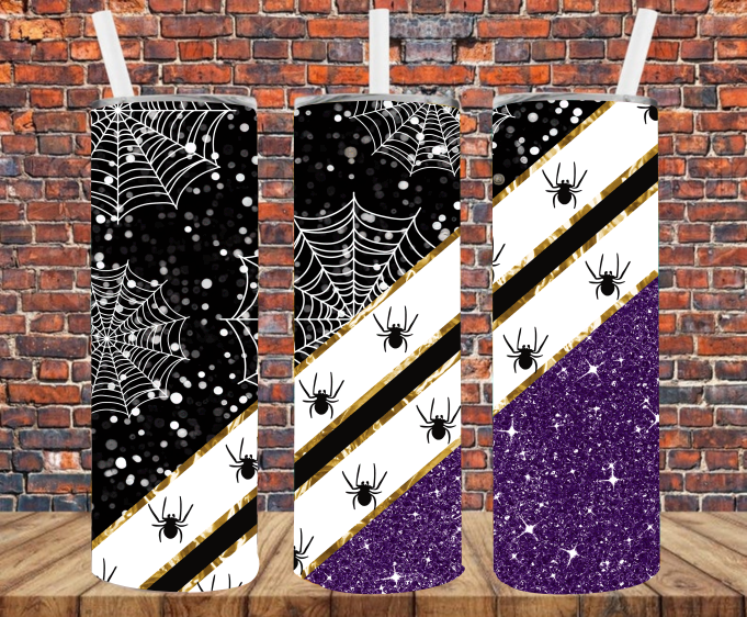 Spider Stripe - Tumbler Wrap - Sublimation Transfers – Crafty Bucks