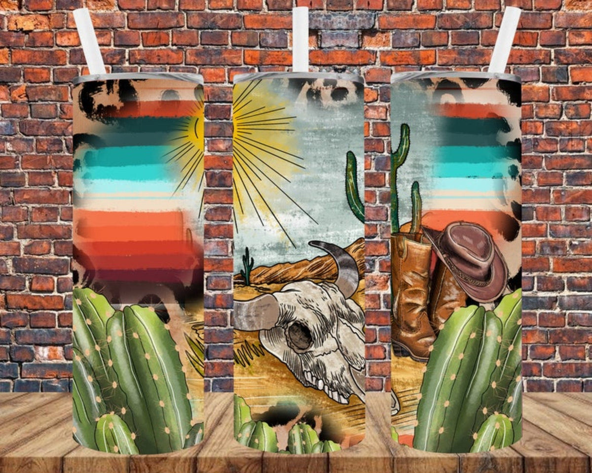 Western Wrap - Tumbler Wrap Vinyl Transfers – Crafty Bucks